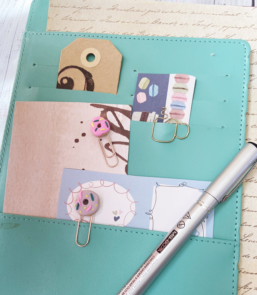 Donut Paper Clip Bookmark Set – HOPEfully Handmade